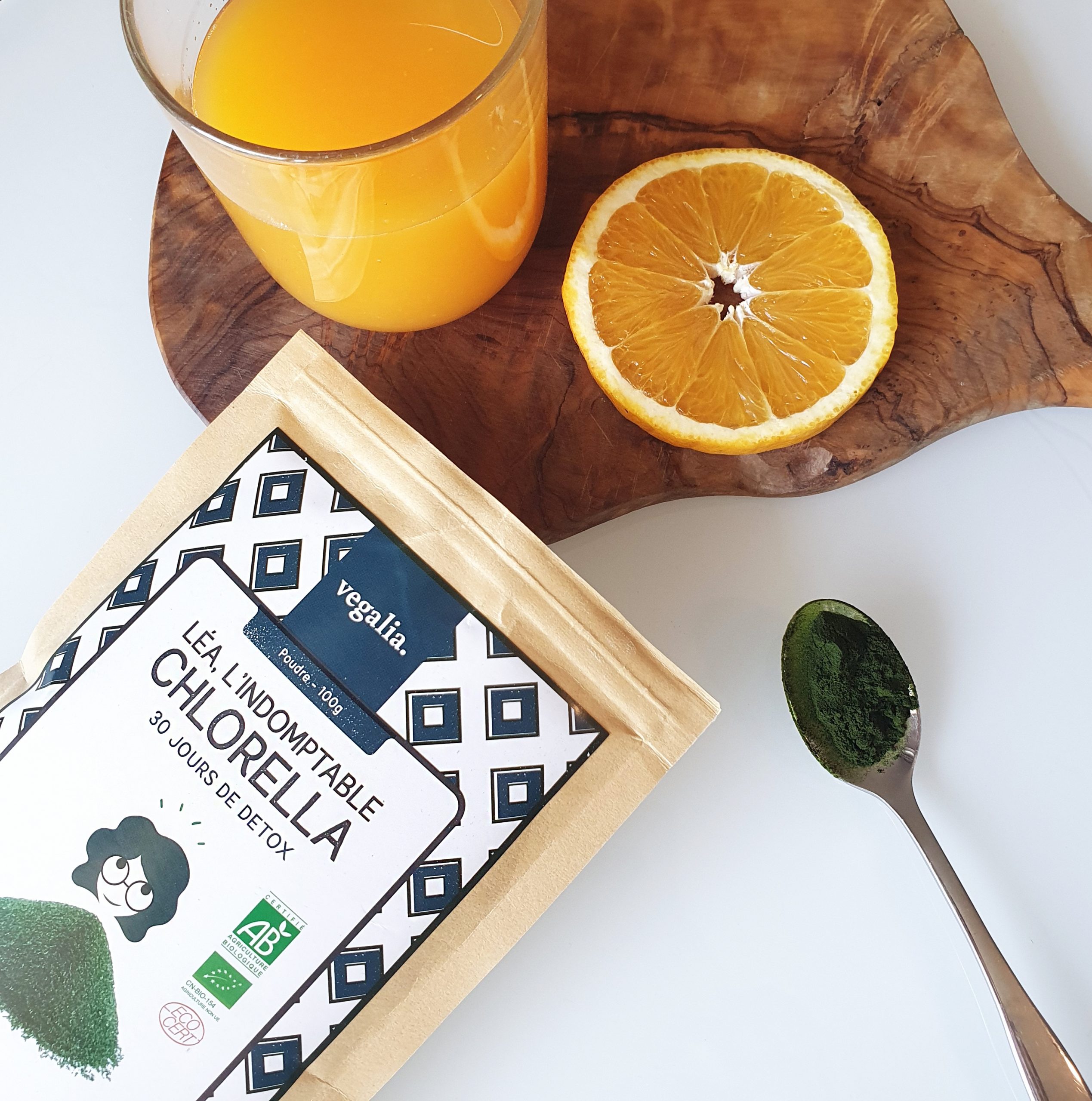 La chlorella Bio de Vegalia, un super-aliment